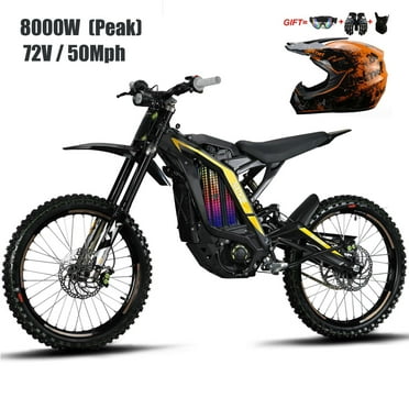 GT73 PRO 338 NM Electric Dirt Bike for Adults,3000W(Peak)Dual Motor 50Mph Max Speed,60V 50MPH 36 ...