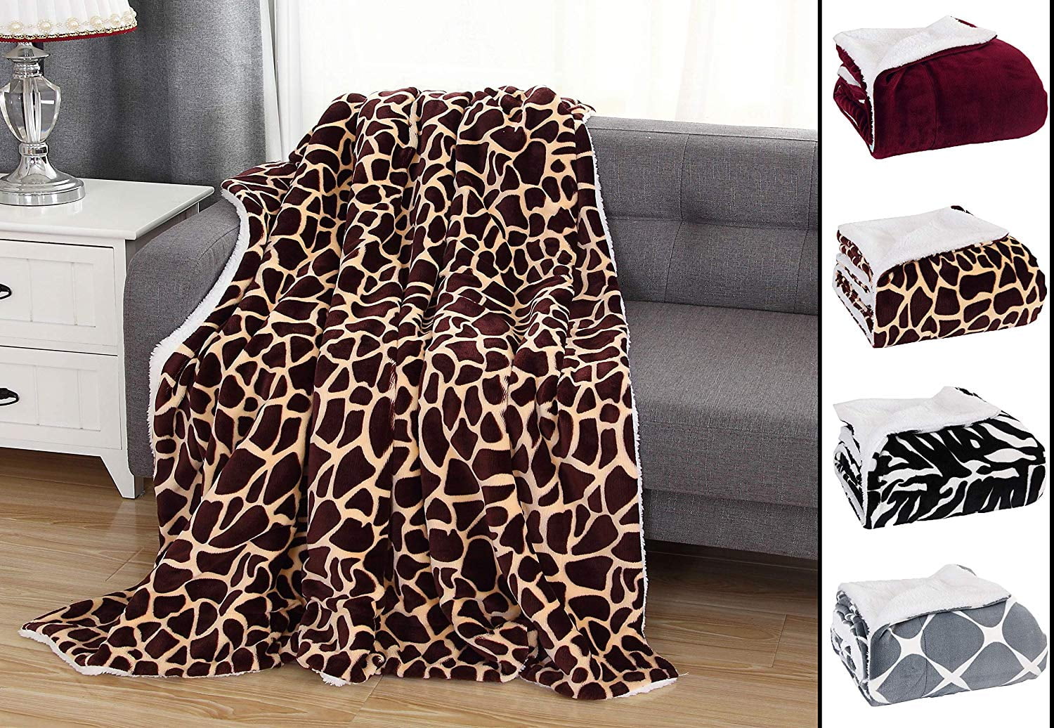 Elegant Comfort 50 x 60 Blanket Gift Christmas Throw - Walmart.com