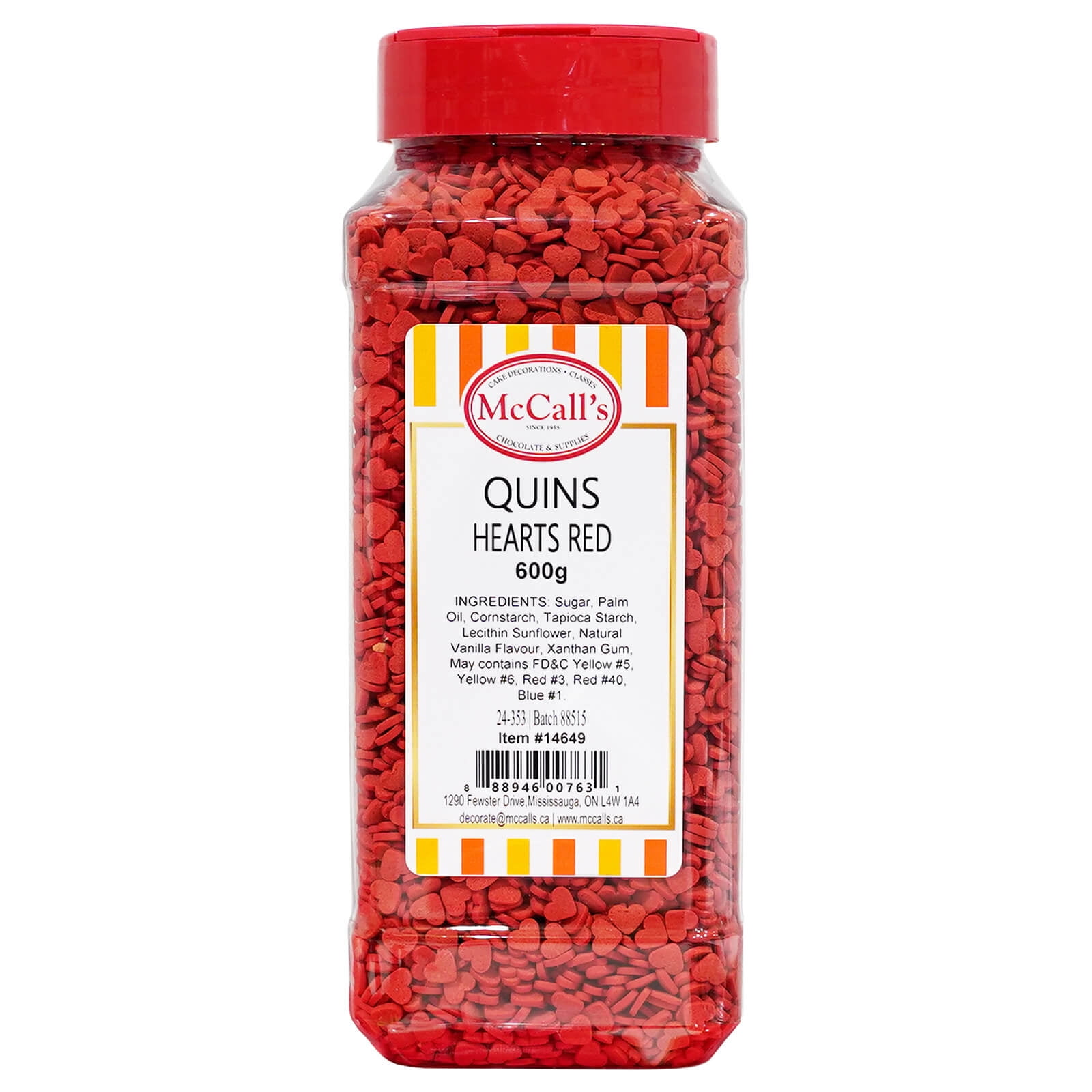 Click here for Mccalls Bakers Warehouse Quins Hearts Red 600 G 60... prices