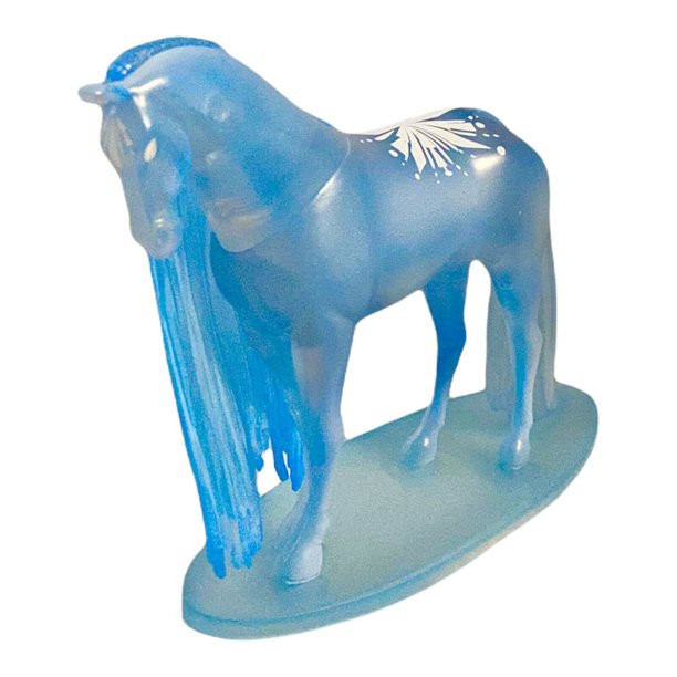 Frozen 2 Nokk 4" Blue Ice Elsa Horse Cake Topper PVC Figure Figurine ...