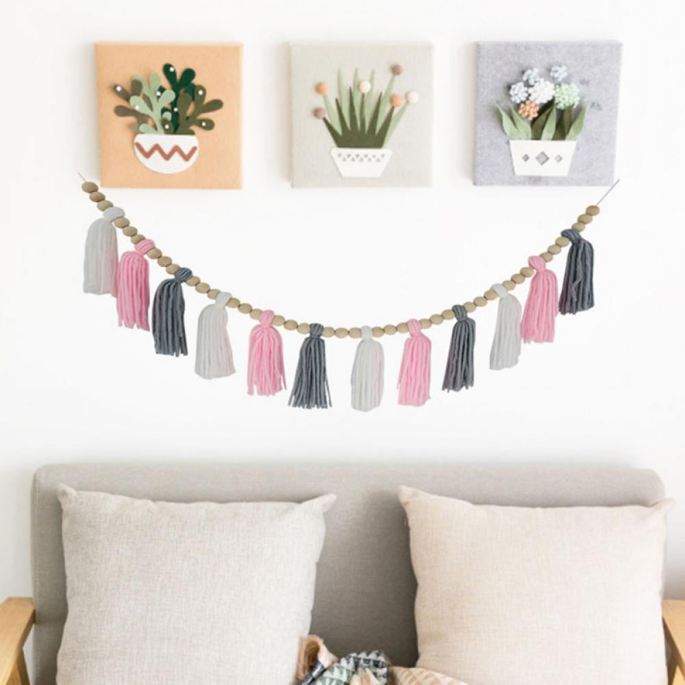 Rainbow Tassel Garland for Classroom Decor Boho Tassel Garland Wall ...