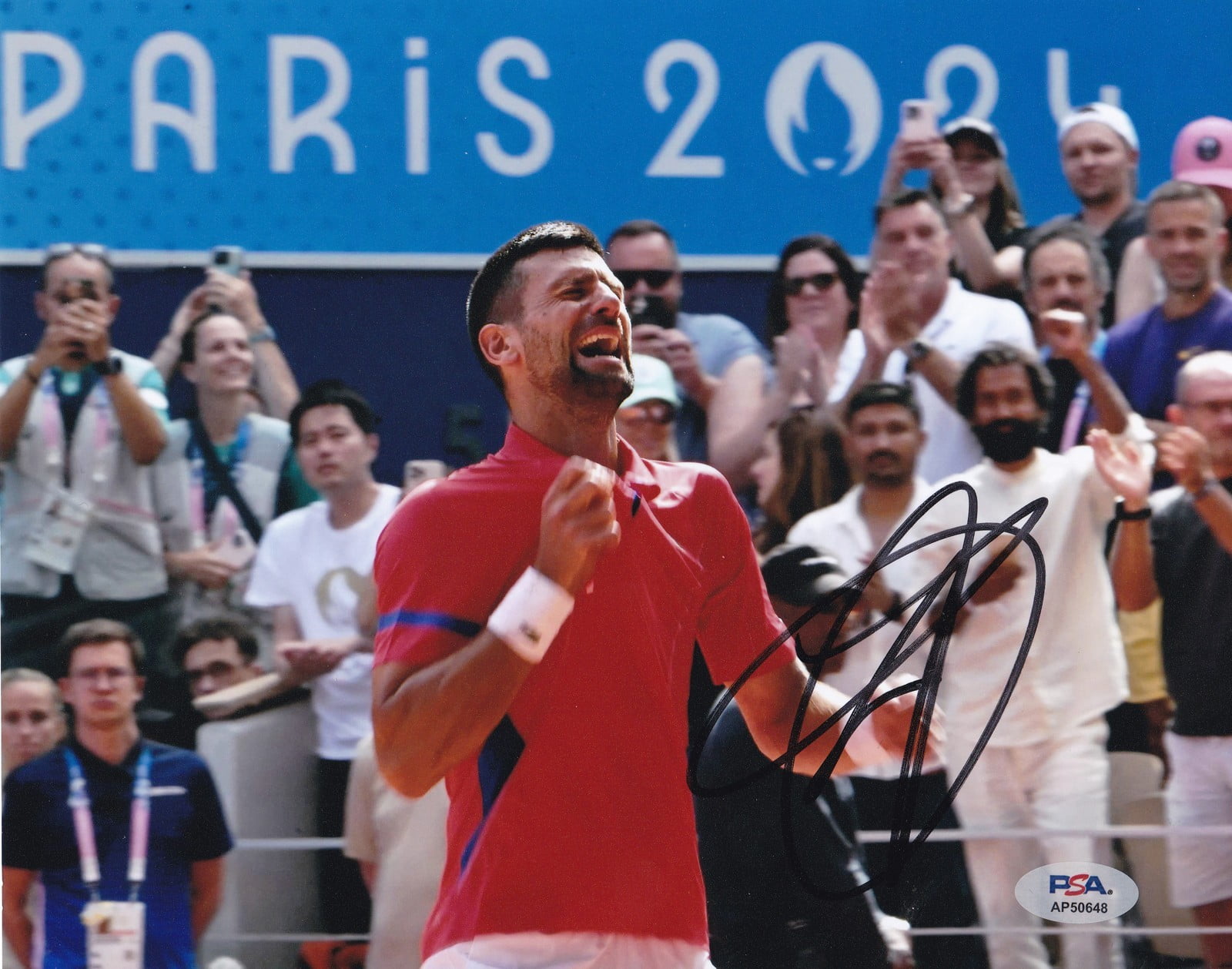 Novak Djokovic Tennis US Open Olympics Signed Autograph 8x10 Photo PSA ...