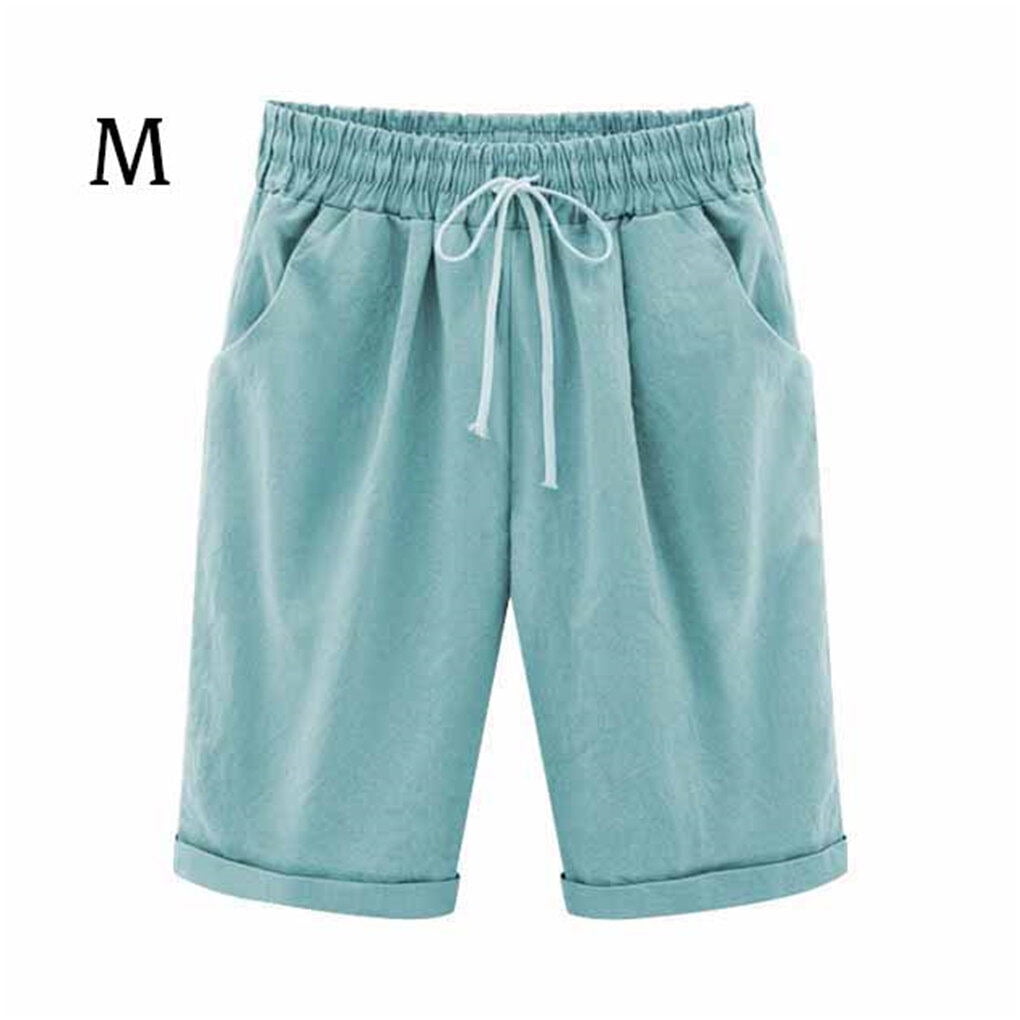 Click here for Walson Short Pants Elastic Waistband Loose Shorts... prices