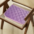 EDHITNR Plush Rectangular Chair Cushion, Non Slip Removable Washable ...