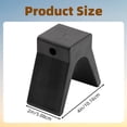 2 inch Width 4 inch V-Span Boat Trailer Bow Stop Block Trailer Rubber ...