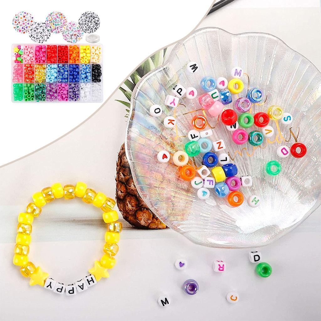 DIY Semilla Beads Set 1900 Pieces Acrylic 24 Color Pequeño con Organizador Caja Regalos ...