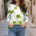 CHEEKEY 2026 Shamrock Print Women's T-Shirt St. Patrick's Day Festival ...