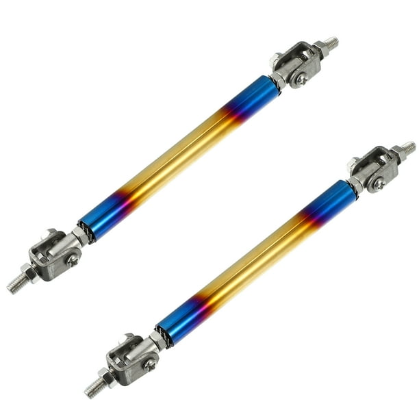 1pair 100mm 3.94" Splitter Support Rods Adjustable Front Bumper Lip ...