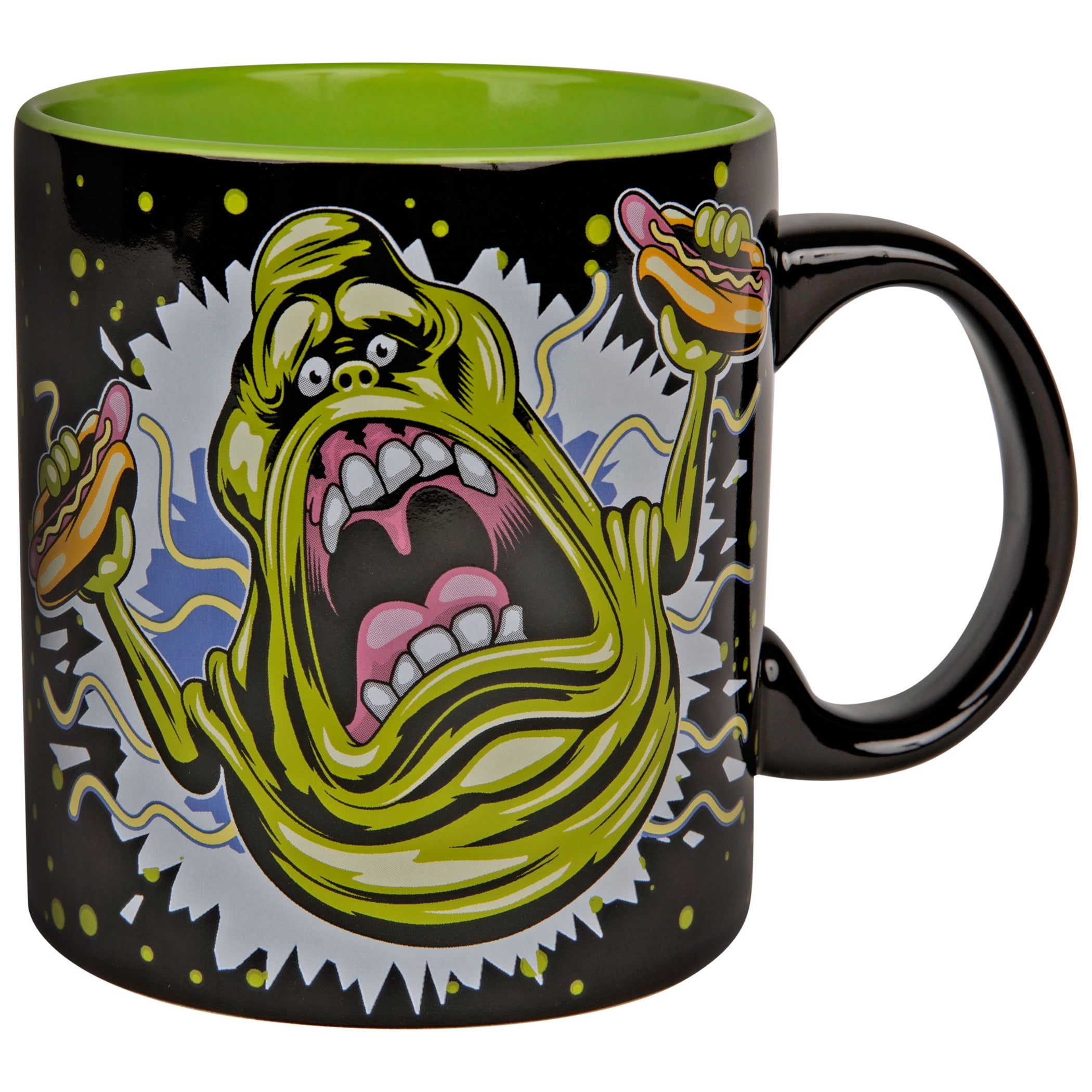Ghost Busters Arcade Slimer Hotdogs 20oz Jumbo Ceramic Mug - Walmart.com