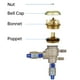 FEBCO# 905-212 Bonnet Poppet Repair kit fit for FEBCO 765-1 valve PVB 1 ...
