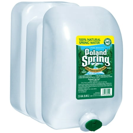 POLAND SPRING 100% Natural Spring Water 2.5 gal. Jug - Walmart.com