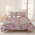 96x106in Quilt Bedding Set, Summer Ocean Conch Shell Lightweight ...