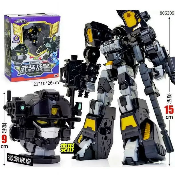 Miniforce X Super Cop Transformer Robot Head Badge mingsheng figura de ...