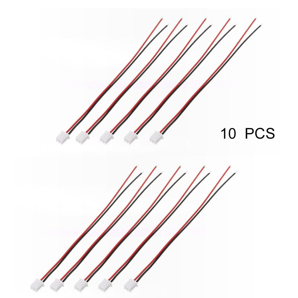 Copper Crimp Wire & Cable Connectors 2 Pins 100 Sets JST XH2.54mm Mini ...