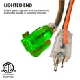 GoGreen Power 16/3 13725 25' Heavy-Duty Extension Cord, Lighted End ...