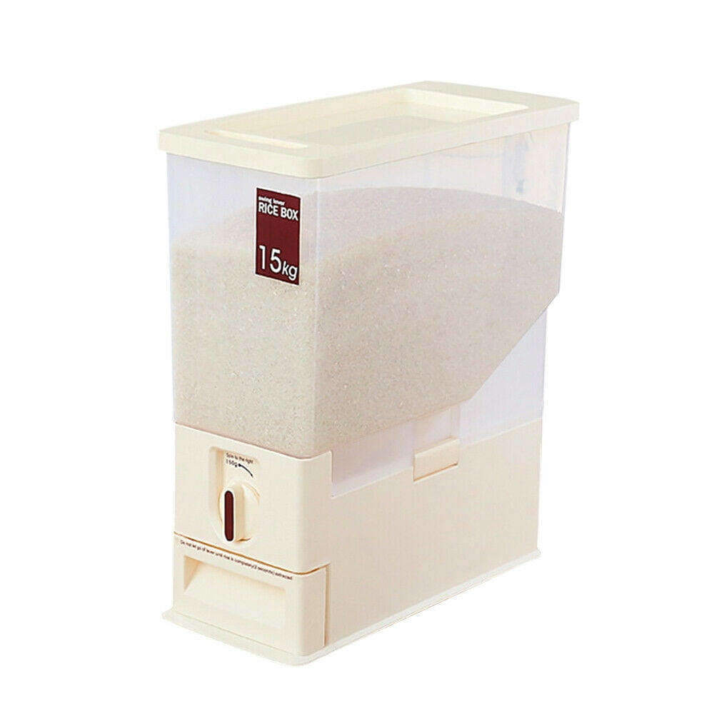 Rice Dispenser Plastic Storage Containers High Quality PP Plastic Grain ...