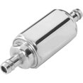 JEGS 15043 Compact Billet Aluminum In-Line Fuel Filter 3/8 in. Male ...
