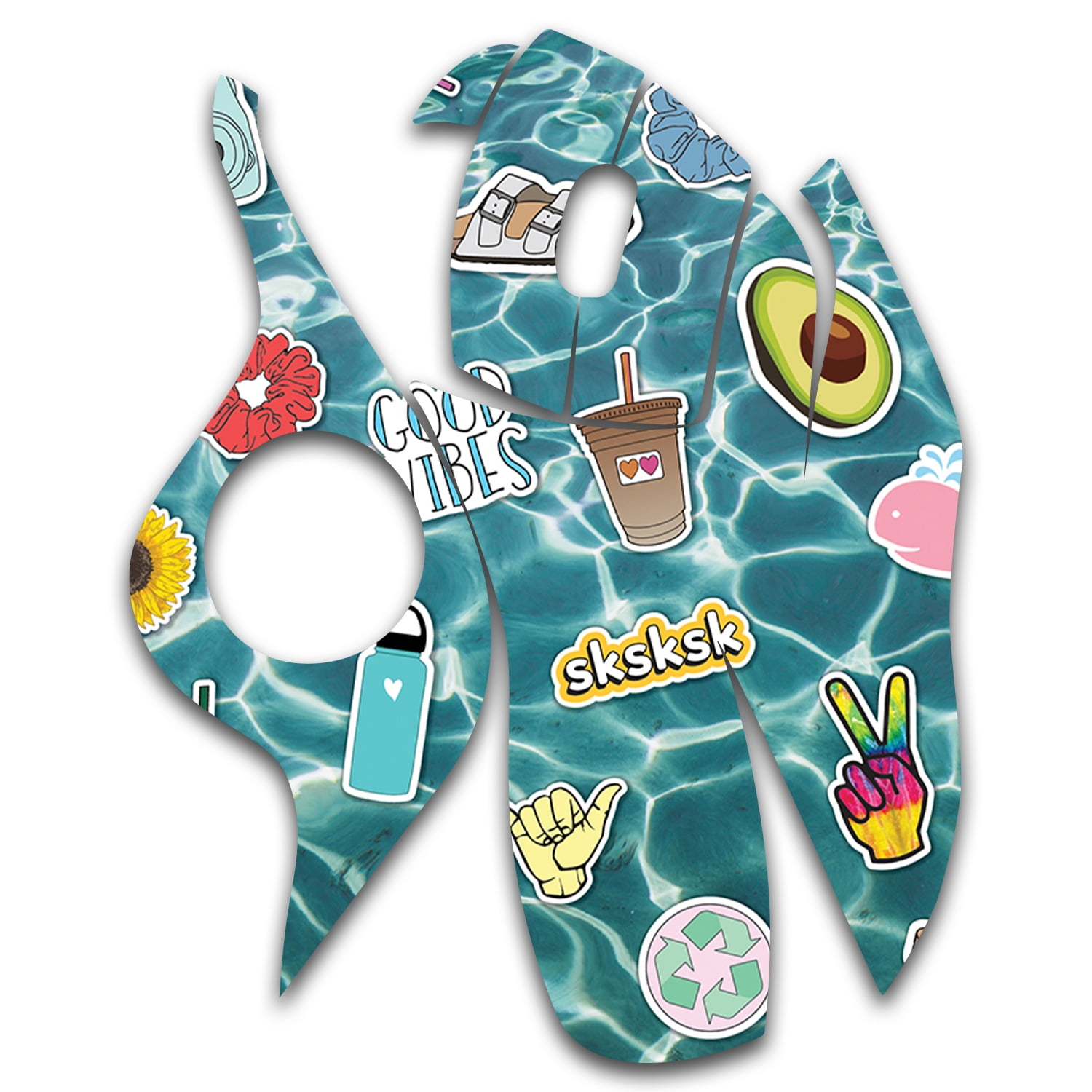 Skin Wrap Decal Compatible With Logitech M570 Wireless Trackball Mouse ...