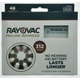Rayovac Proline Advanced Mercury-Free Hearing Aid Batteries, Box - 48 ...