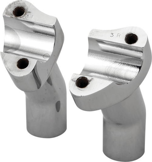 HardDrive Forged Pullback Handlebar Risers, 3-1/2in. Rise - Chrome ...