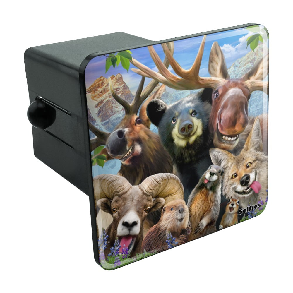 Rocky Mountain Animals Selfie Bear Moose Elk Ram Beaver Fox Tow Trailer ...