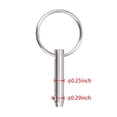 Quick Release Pin Bimini Top Pin Diameter 0.25 Inch, Total Length 1.49 ...