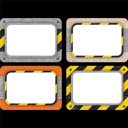 Teacher Created Resources TCR8720 Under Construction Name Tags & Labels ...