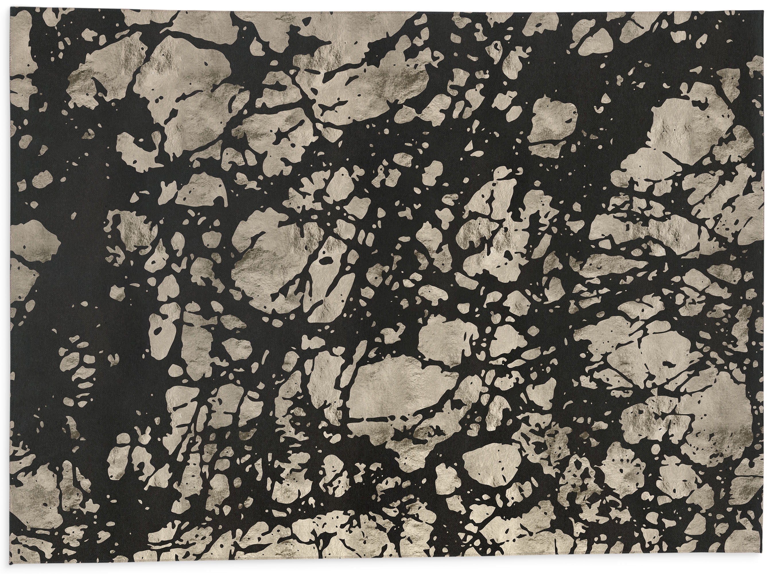 Marble Black Small Kitchen Mat by Kavka Designs - Walmart.com