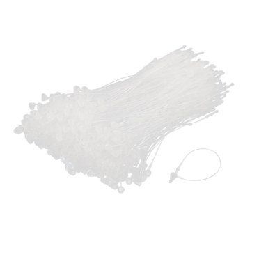 Wideskall 5" inch Snap Lock Pin Security Loop Plastic Price Tag ...