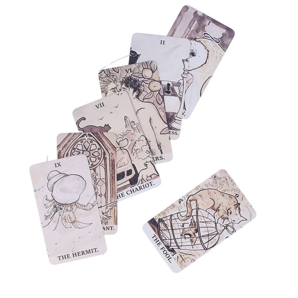 Interactive Game Toy,Beginners Coated Paper Tarot Tarot Cards Board ...
