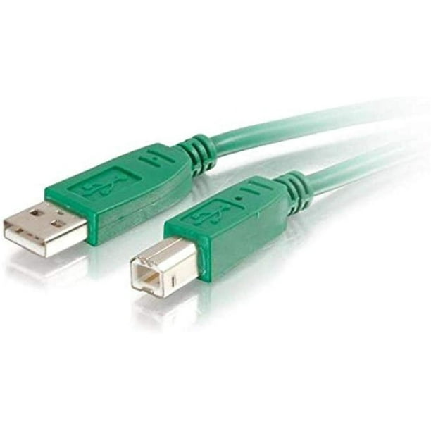 4 Pin USB Type a - Male - 4 Pin USB Type B - Male - 3 M - Green ...