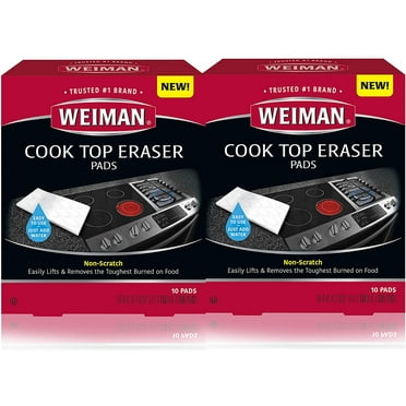 Weiman Cook Top Scrubbing Pads, Scratch-Free Cooktop Cleaning, 3 Count ...