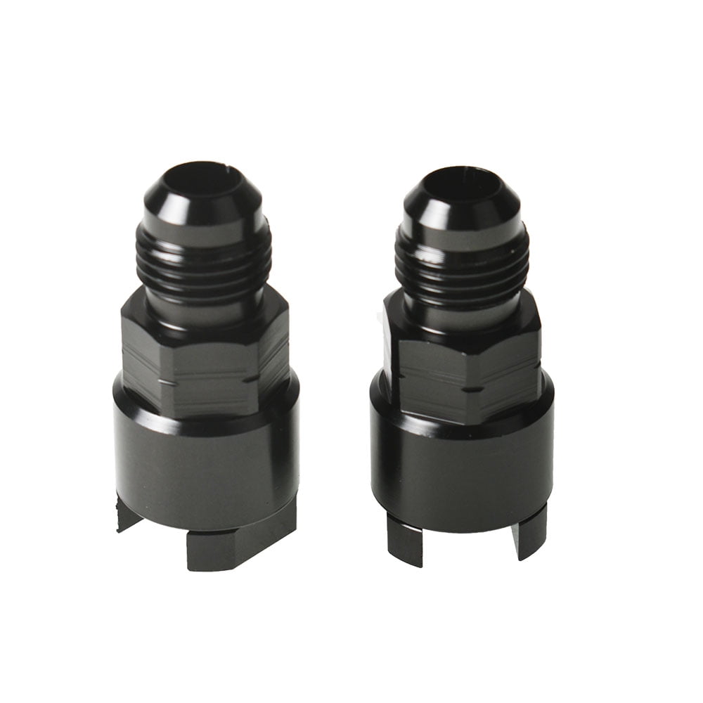 waltyotur 2 Pcs Fuel Rail EFI Fitting 6AN to 5/16" Quick-Disconnect ...