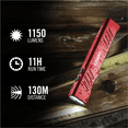 COAST 31103 Slayer Pro, 1150 Lumen Rechargeable Dual Optic Flashlight ...
