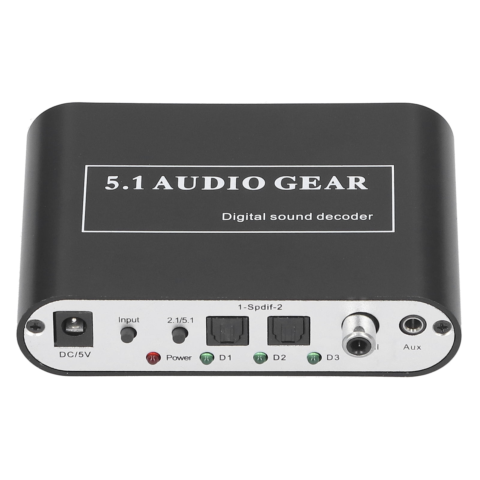 Buy Digital Audio Decoder, 3.5mm Stereo Audio 2.1-channel/5.1-channel ...