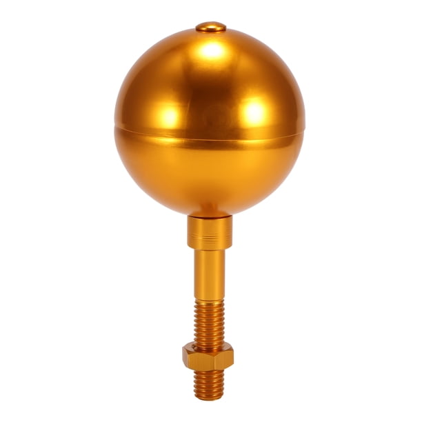 Outdoor Flagpole Top Gold Ball portable Aluminum Alloy Flagpole Ball ...