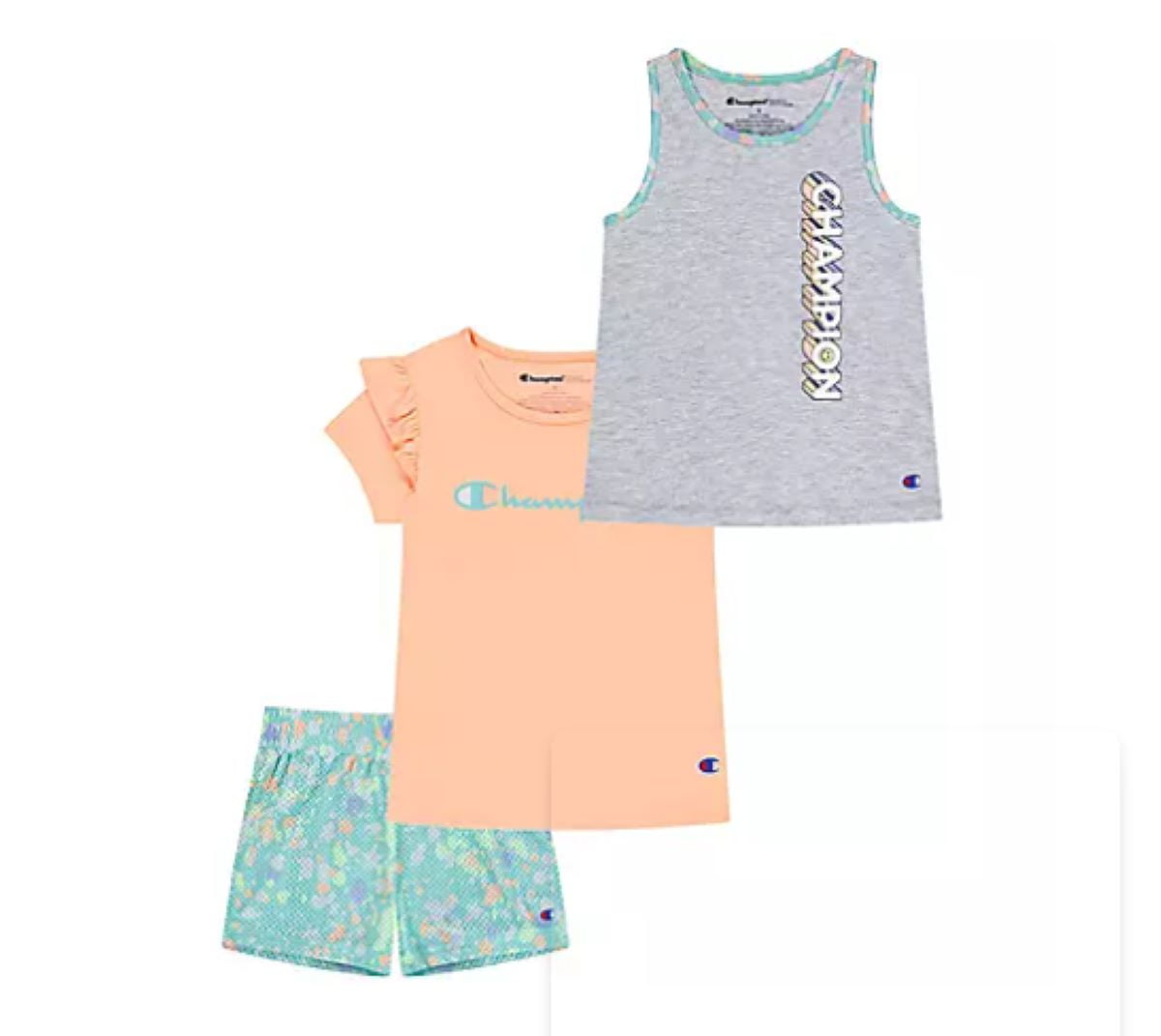 Champion Girls' 3 Piece Toddler Active Set - Walmart.com