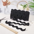 1Set 10 Yard Polyester Wavy Fringe Trim Ribbon Wave Bending Lace Trim ...