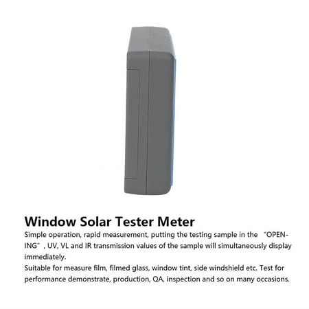 Digital Solar Film Transmission Meter VLT UV IR Rejection Tester for ...
