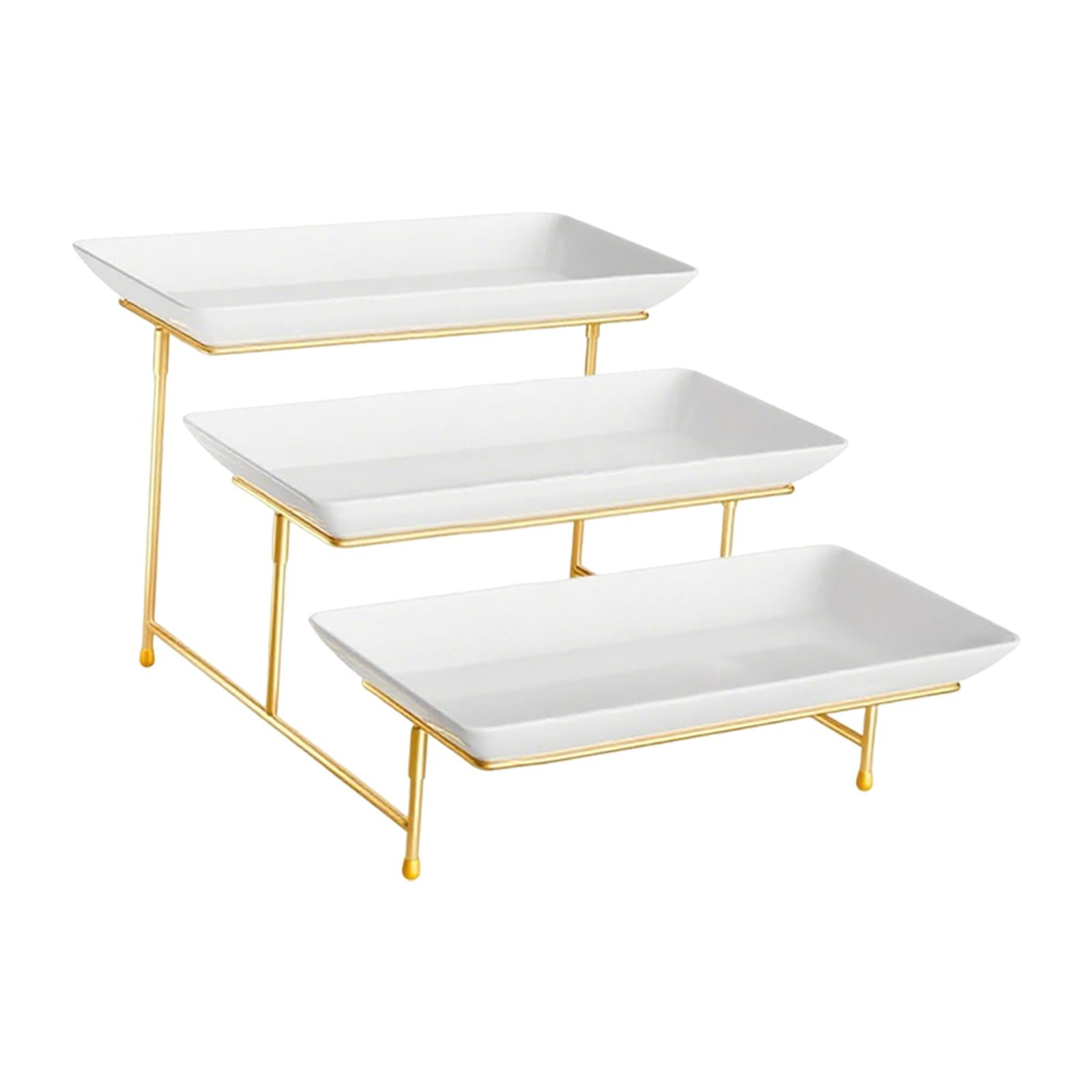 Click here for Elodie 3 Tier Rectangular Serving Platter Stand Se... prices