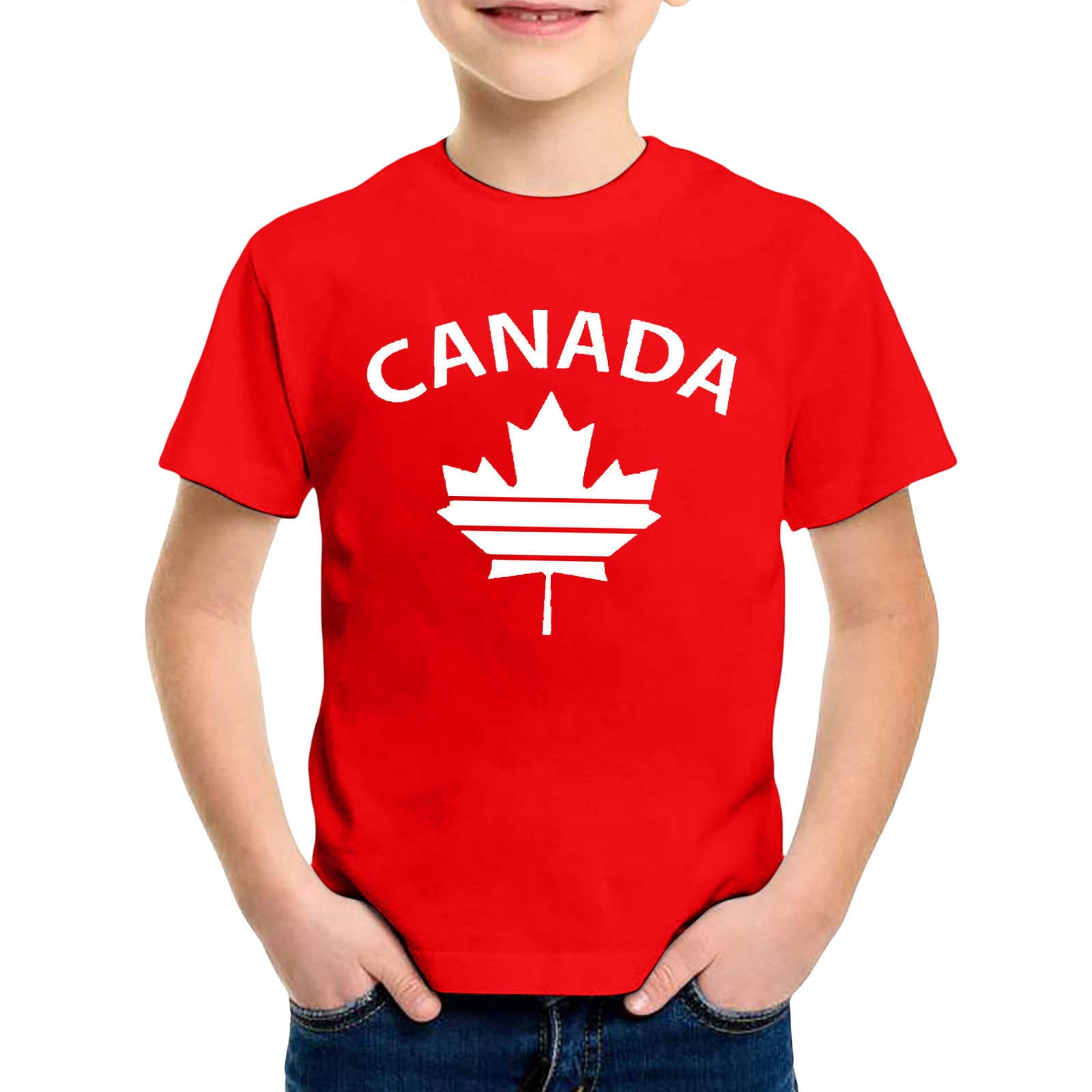 Click here for Xiaowwww Canada Day Girls Short Sleeve Tee Summer... prices