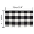 PiccoCasa Buffalo Checkered Plaid Cotton Outdoor Area Rug, 35"x24 ...