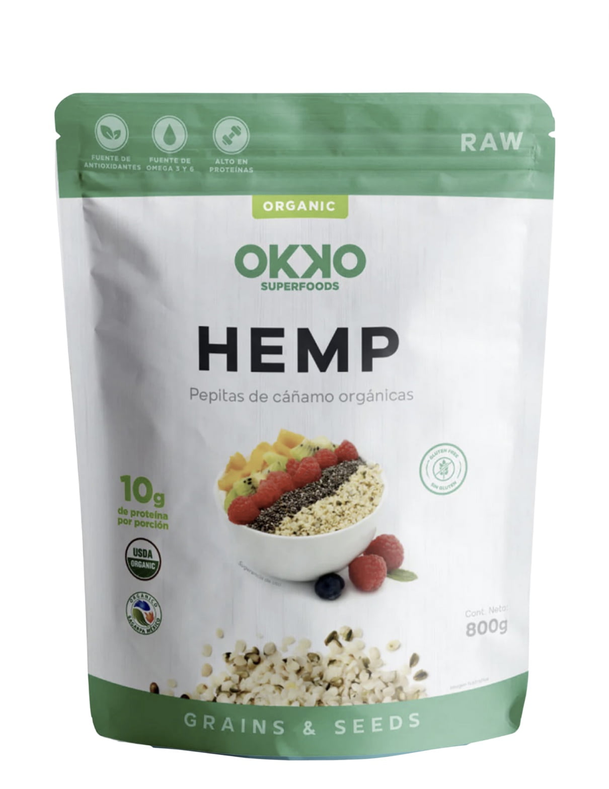 Semillas de Hemp Organicas 800g | Walmart en línea