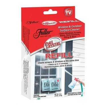Fuller Brush Full Crystal Window & Outdoor Cleaner Refill Packets, As ...