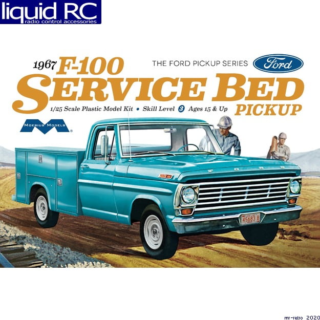 Moebius Models 1239 1/25 1967 F0RD F100 Service Bed - Walmart.com