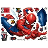 RoomMates Spider-Man Extra Large Peel and Stick Wall Decals, 41.27 ...