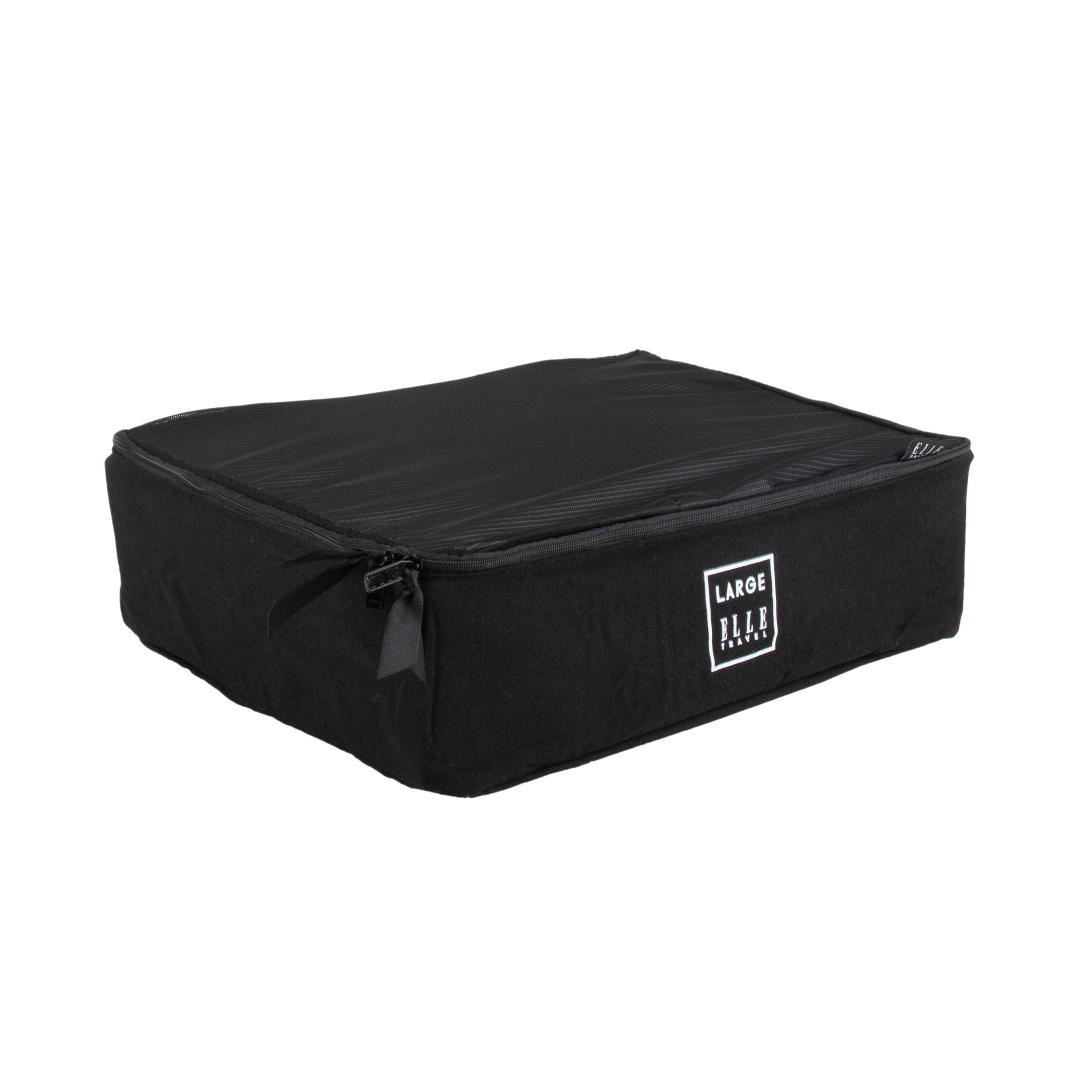 Buy Elle Travel 2 Pack Large Rectangle Packing Cubes in Black Online at ...