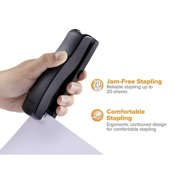 Bostitch Kit d'agrafeuse de bureau avec dégrafeuse et 5 000 agrafes ...