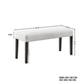 Nmkwnr Dining Bench with Wood Frame, Fabric Upholstered Bench for ...
