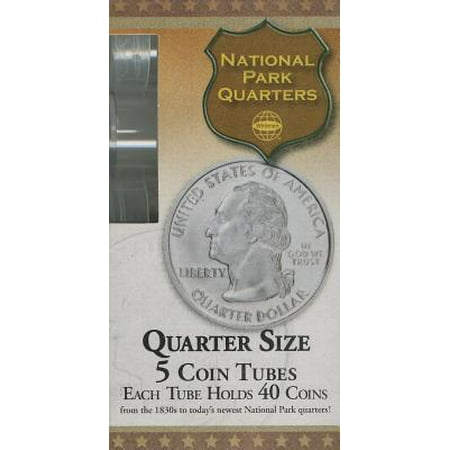 Quarter Size 5 Coin Tubes - Walmart.com